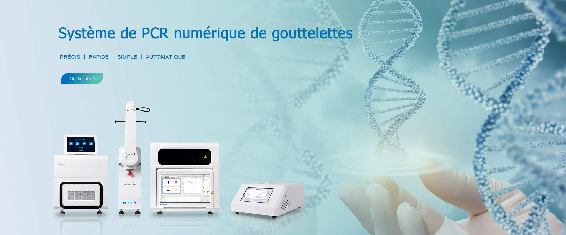 appareil pcr portable, système PCR numérique, système PCR en temps réel ...